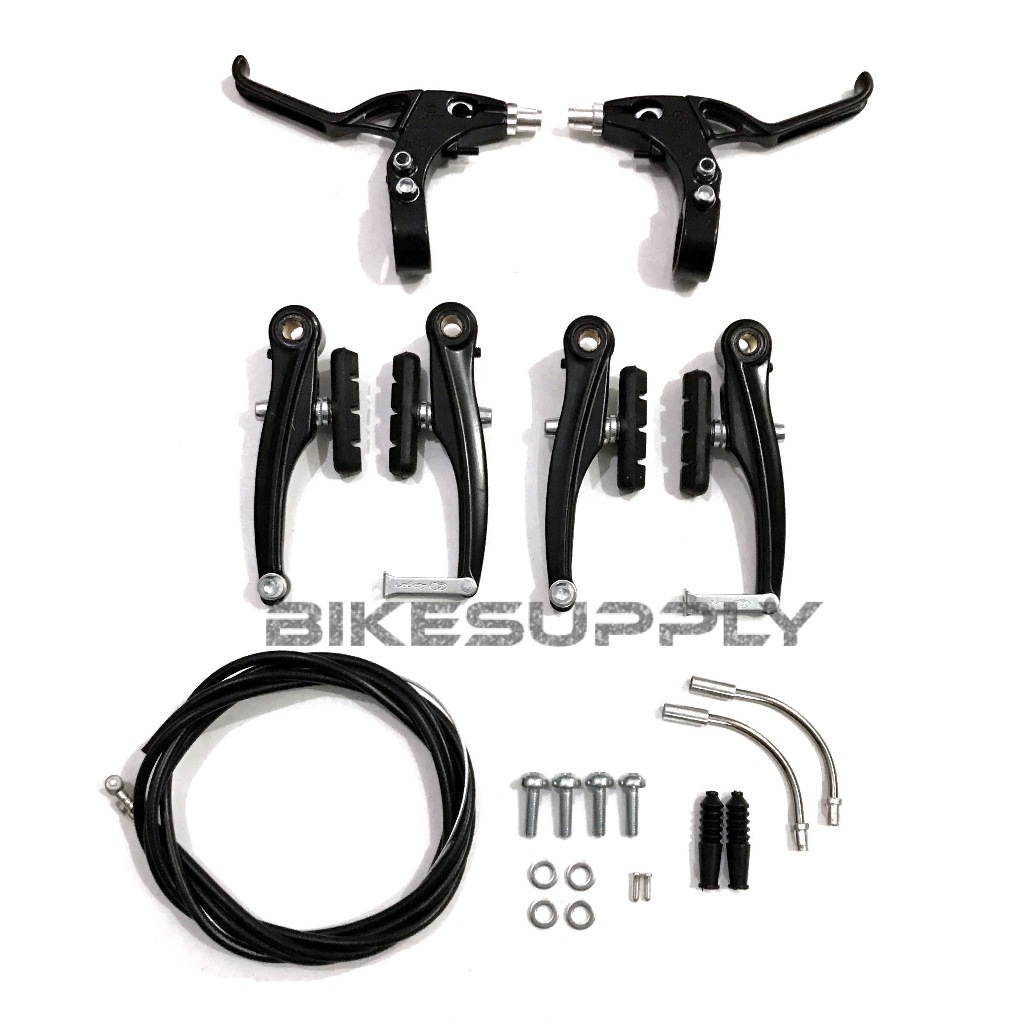 Jual Rem V Brake Pivot Set + Handle Rem + Kabel Rem Sepeda Merk Genio ...