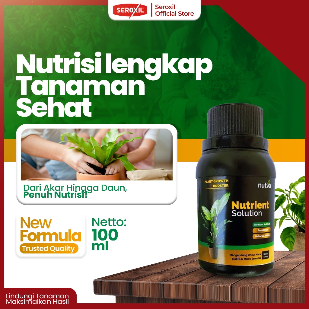 Jual Seroxil Biomor Serum Vitamin Nutrisi Aglaonema Monstera Variegata ...