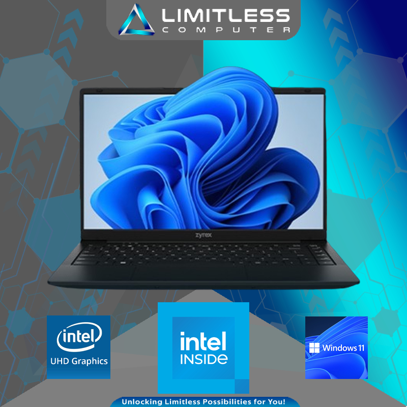Jual Zyrex ULTRA Intel N100 8GB 384GB 14" FHD TN Windows 11 Laptop ...