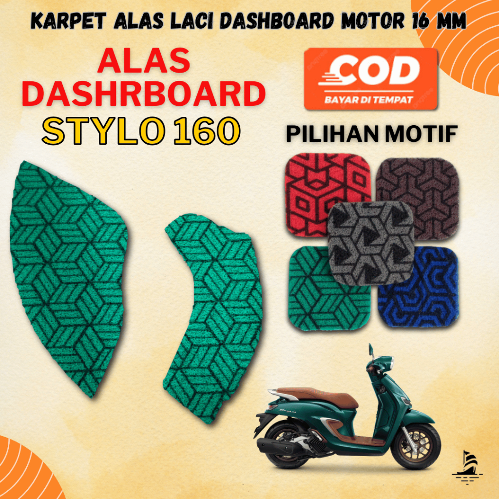 Jual Karpet Alas Laci Dashboard Motor Honda Stylo 160 - MOTIF SPESIAL | Shopee Indonesia