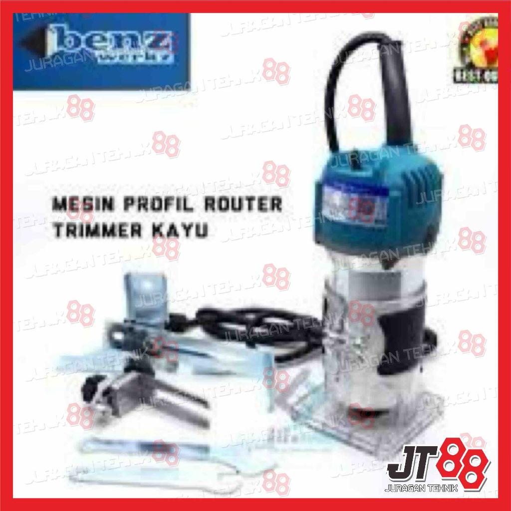 Jual BZ8701 Mesin Profil Router Trimmer Kayu 6mm / Wood Trimmer by BENZ ...