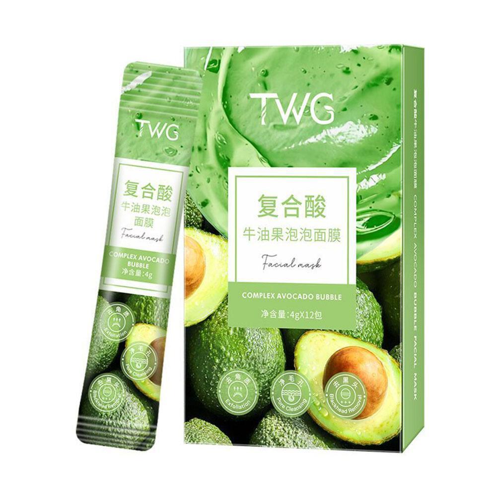 Jual Wish - TWG Complex Sour Avocado Bubble Facial Mask - Masker Wajah ...