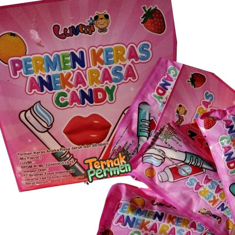 Jual PERMEN SIKAT GIGI LUVMI ISI 30 PCS | Shopee Indonesia