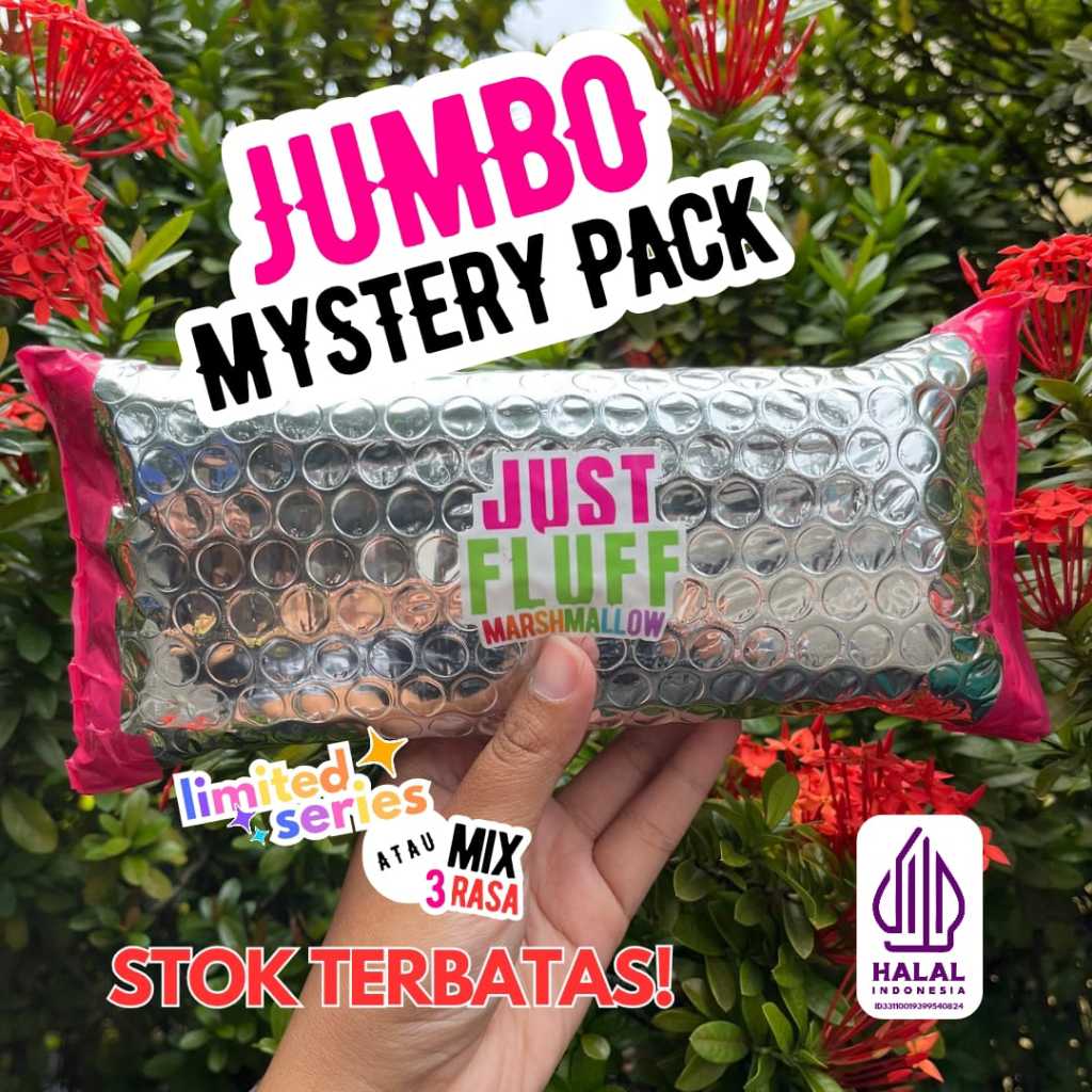 Jual JUMBO MYSTERY PACK JUSTFLUFF MARSHMALLOW [HALAL] | Shopee Indonesia