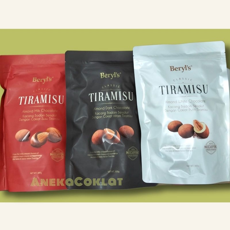 Jual coklat beryls tiramisu pouch 300gr Exp.2026(Aneka coklat batam ...