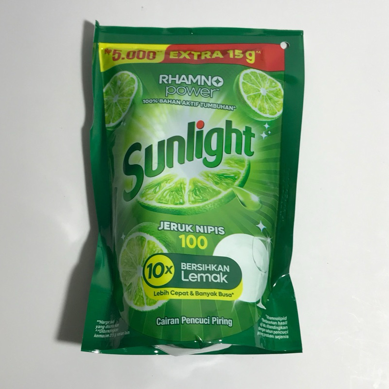 Jual SUNLIGHT 5000 Pouch Sunlight 230 GR Kemasan Refill Sabun Cuci ...