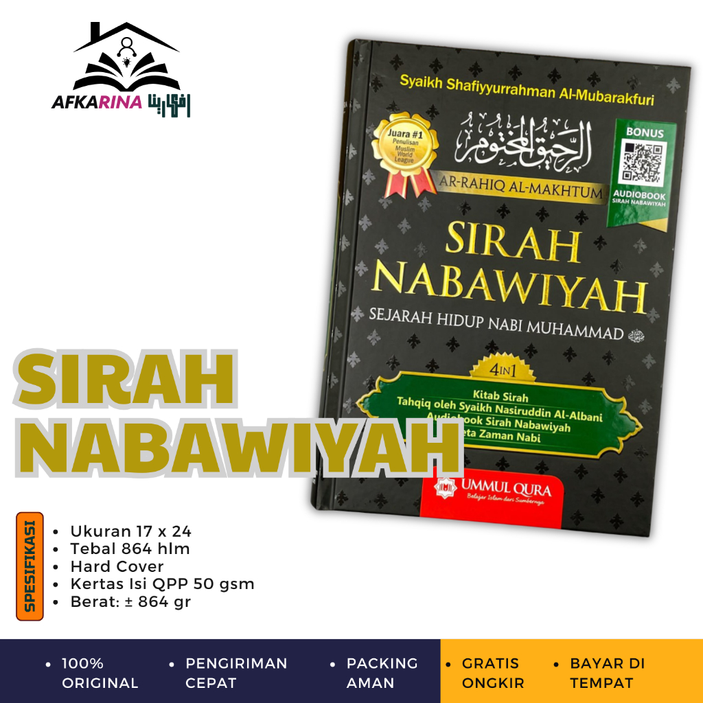 Jual buku kitab siroh sirah nabawiyah nabawiyyah nabi muhammad khalid ...