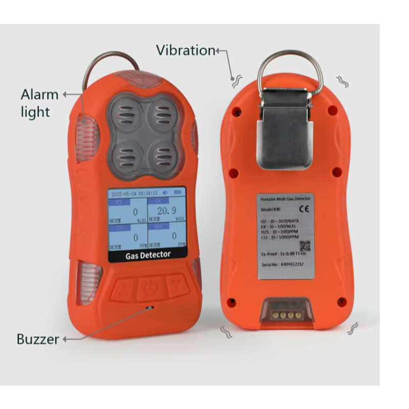 Jual BOSEAN K40 New Design 4 in 1 Portable Gas Detector CO, O2, H2S, EX / Alat Deteksi Gas Udara ...