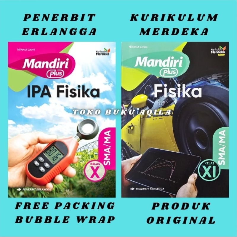 Jual Buku Mandiri Plus IPA Fisika Kelas 1 2 / 10 11 SMA Penerbit Erlangga Kurikulum Merdeka KM ...