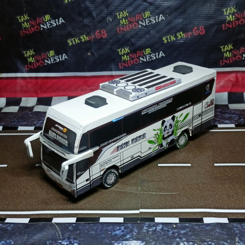Jual Mainan Miniatur Bis BAIK RASA KIDS PANDA REBORN jetbus 5 bisa ...