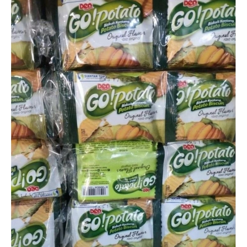 Jual Biskuit Kentang Go Potato isi 20 Pcs / Pack | Shopee Indonesia