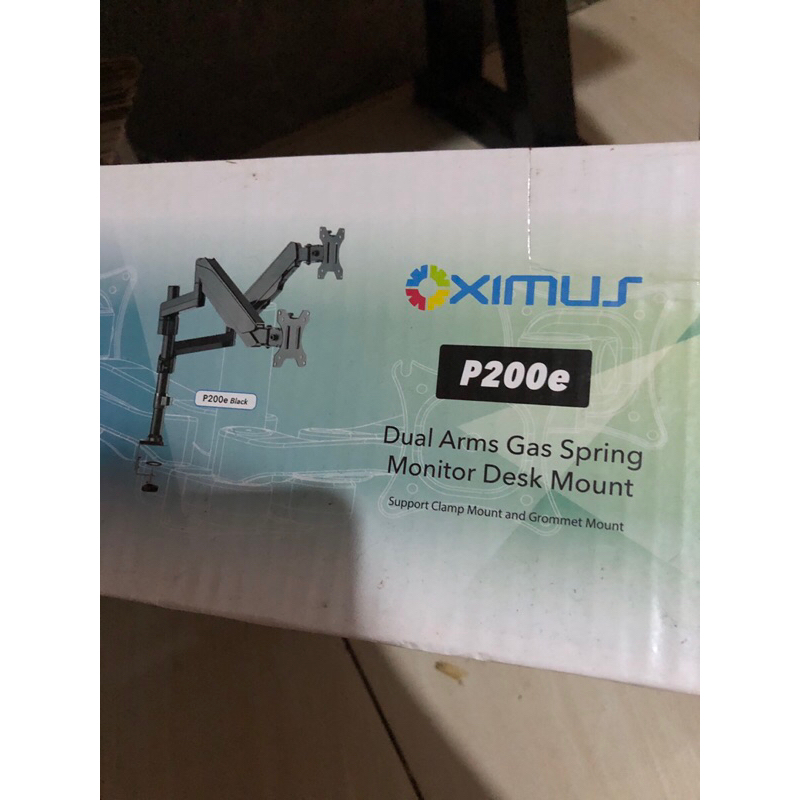 Jual OXIMUS Dual Arms Gas Spring Monitor Desk Mount P200e | Shopee ...