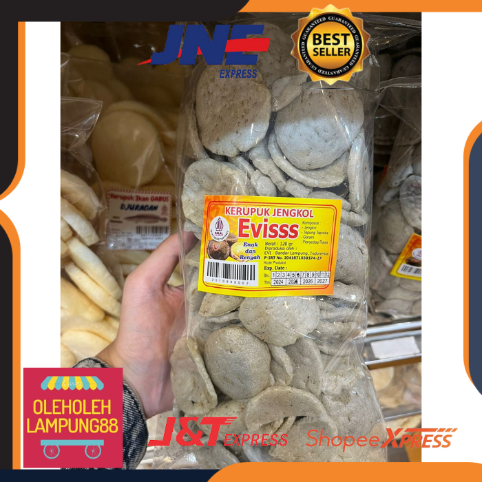 Jual Eviss Kerupuk Jengol Kemasan 120Gr Kerupuk Eviss Oleh Oleh Lampung ...