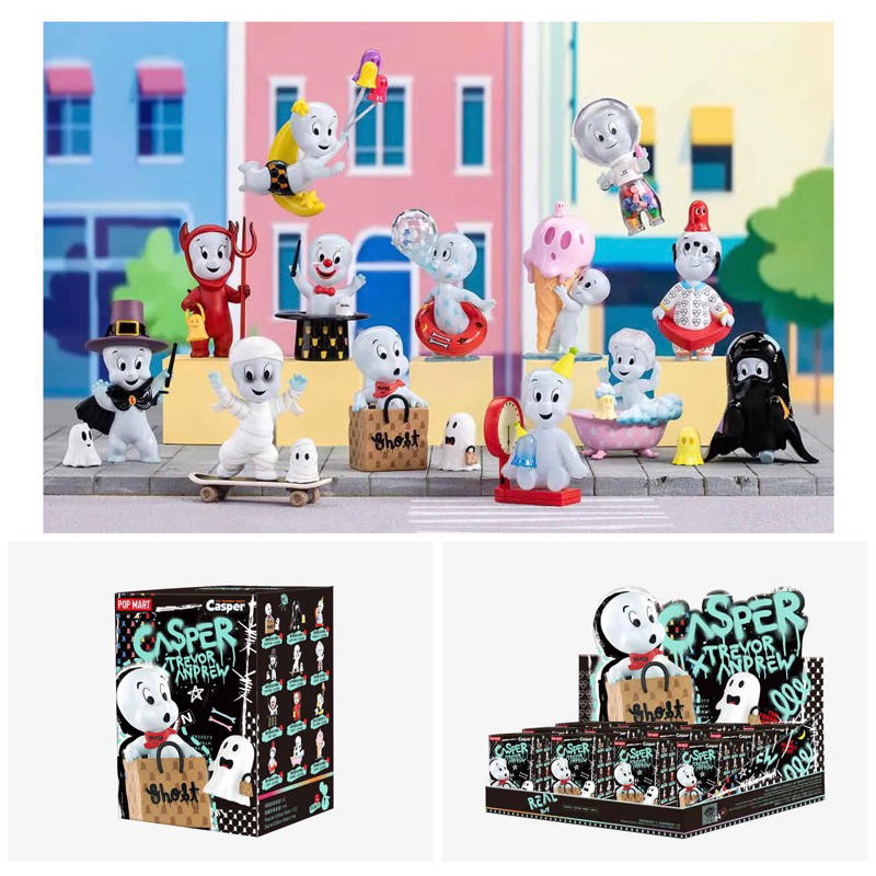 Jual Casper x Trevor Andrew Pop Mart Blind Box - 12 PCS SET | Shopee ...