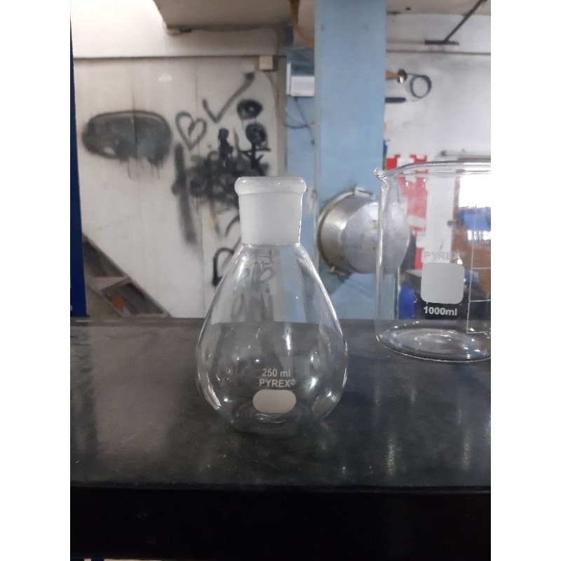 Jual Labu evaporator nasu flask alas datar 250ml pyrex | Shopee Indonesia