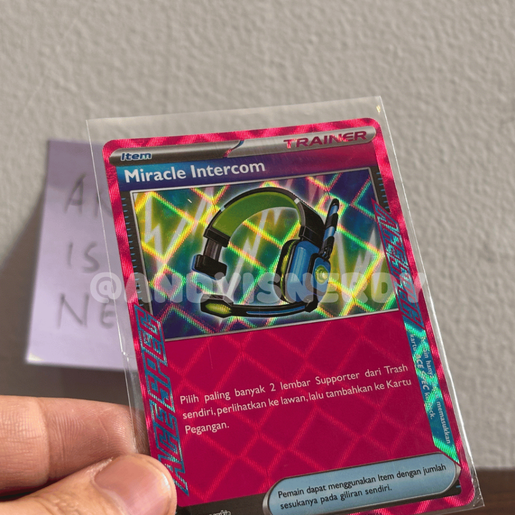 Jual Kartu Pokemon TCG sv8s Miracle Intercom ACE 164/182 Item Trainer ...