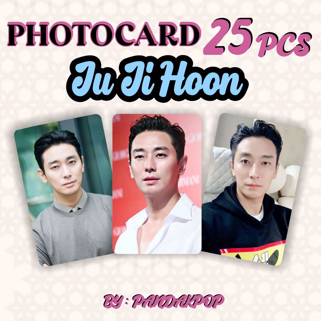 Jual Photocard Korea Drama ju ji hoon K-Drama Drakor Viral Isi 25pcs Cetak Laminasi 2sisi ...