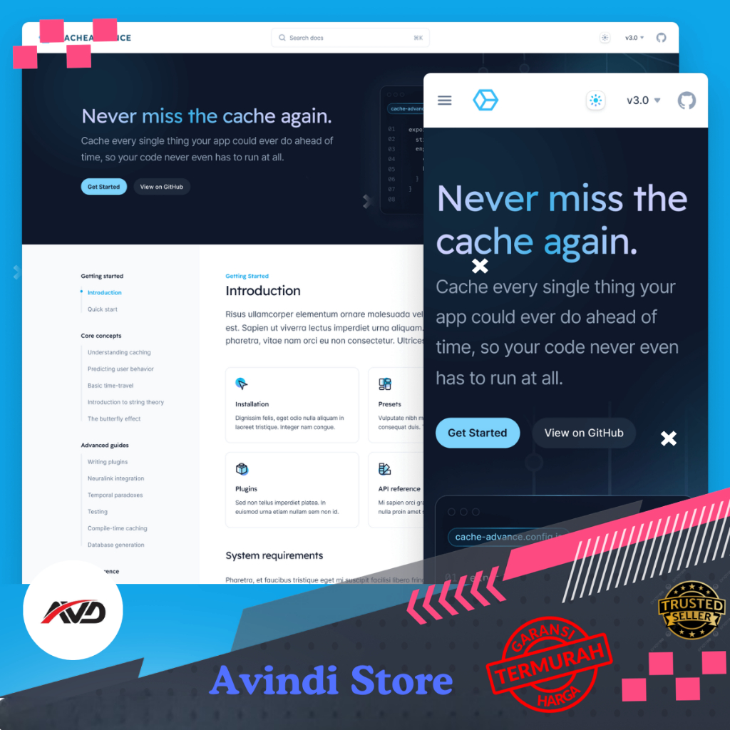 Jual Syntax - Tailwind CSS Documentation Template | Shopee Indonesia