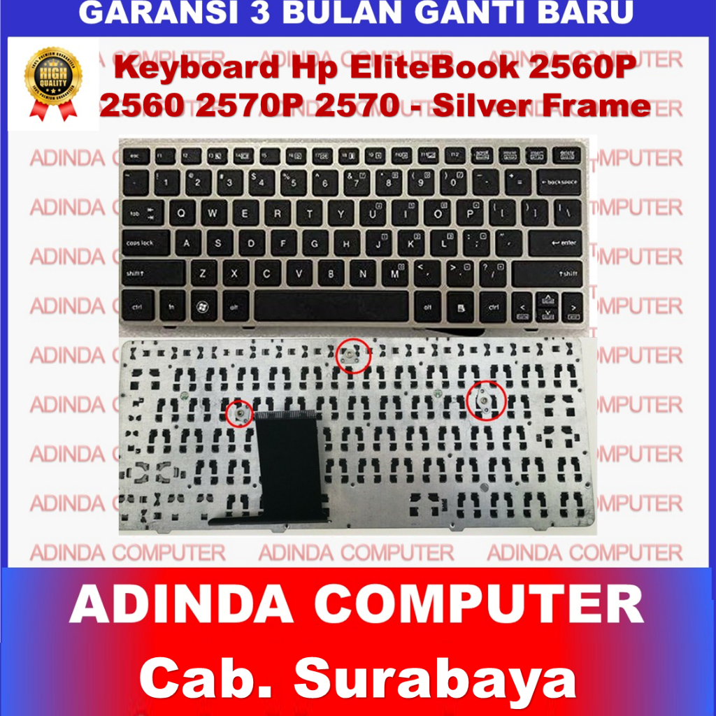 Jual Keyboard Hp EliteBook 2560P 2560 2570P 2570 | Shopee Indonesia