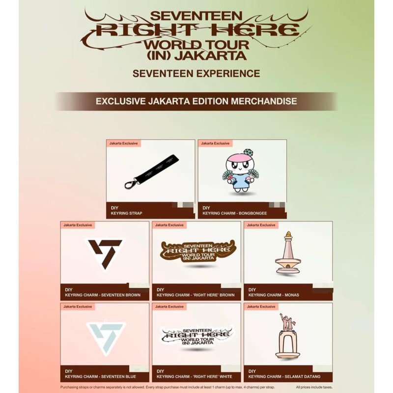 Jual Merch Seventeen Right Here SVT Experience in Jakarta TMII | Shopee ...