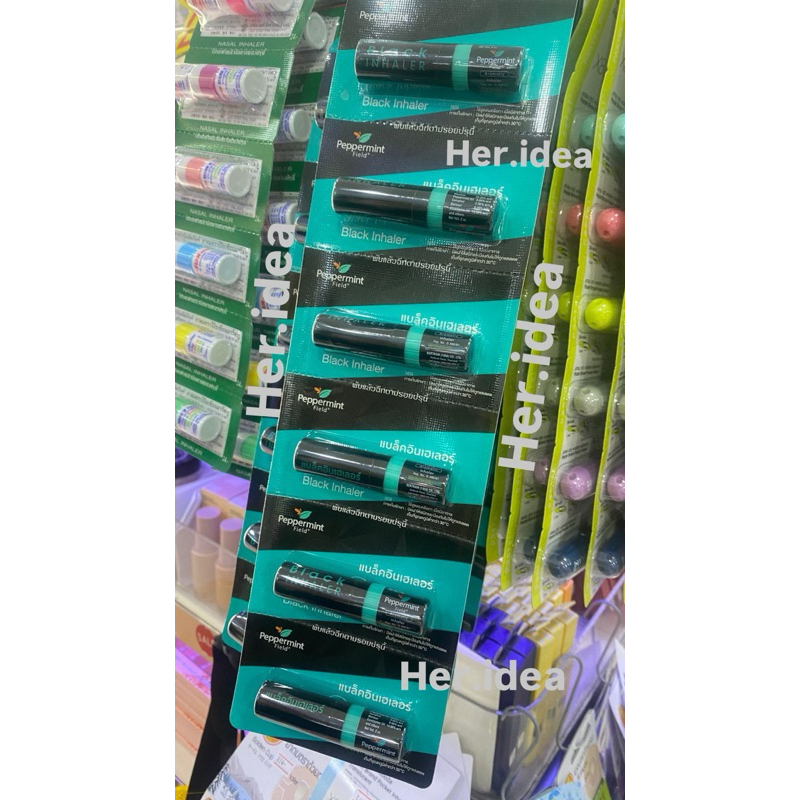 Jual Peppermint Field Black Inhaler / Inhaler Lisa / Inhaler 2 in 1 ...