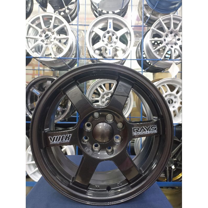 Jual velg mobil rays TE37 R15 | Shopee Indonesia