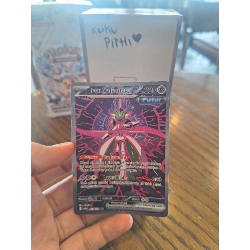 Jual Iron Valiant EX SAR 213/187 Kartu Pokemon Iron Valiant SAR ...