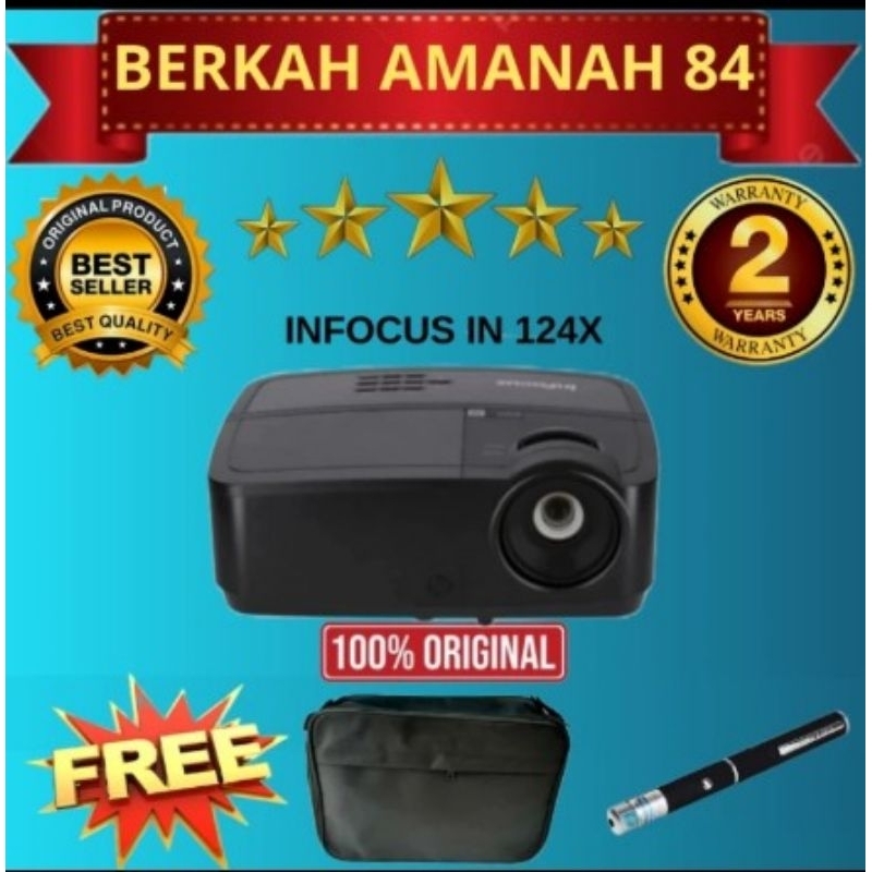 Jual PROYEKTOR INFOCUS IN 124X XGA 4200 LUMENS HDMI | Shopee Indonesia
