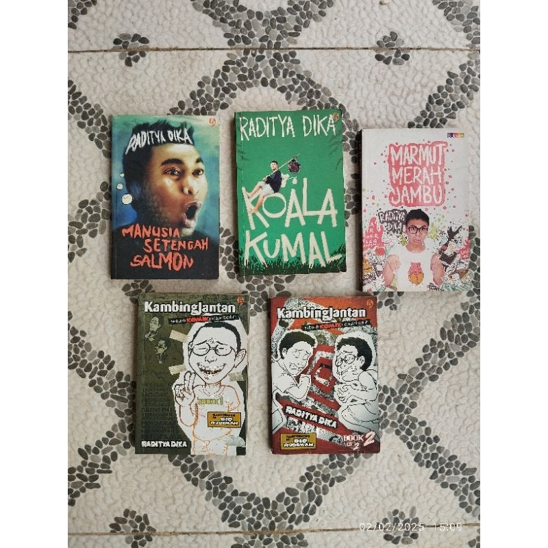 Jual Novel Karya Raditya Dika; MANUSIA SETENGAH SALMON, KOALA KUMAL, MARMUT MERAH JAMBU ...