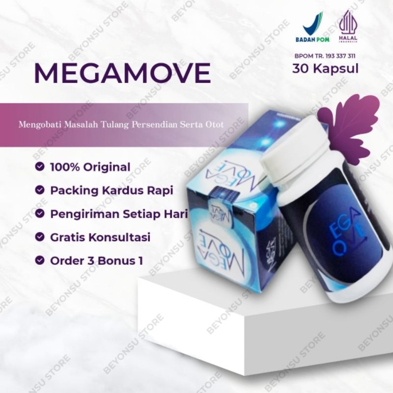 Jual MEGAMOVE ORIGINAL 100% MEGAMOVE OBAT SENDI TULAT OTOT RESMI BPOM ...