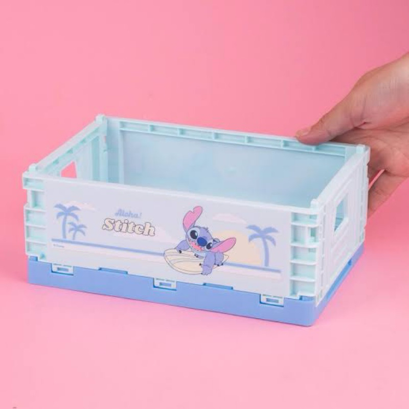 Jual Miniso Stitch Foldable Storage / tempat penyimpanan container ...