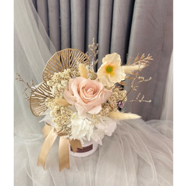 Jual Dried flowers/blooming box/blooming/bloom bo/edelweis/bunga kering ...