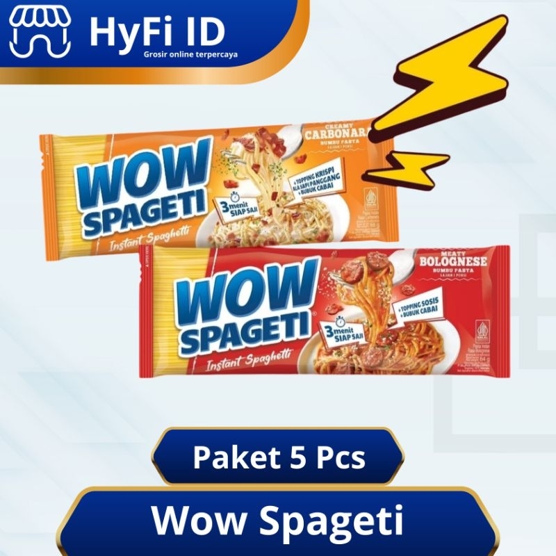 Jual PAKET JUARA !!! Mie Instan WOW Spageti Rasa Bolognese dan ...