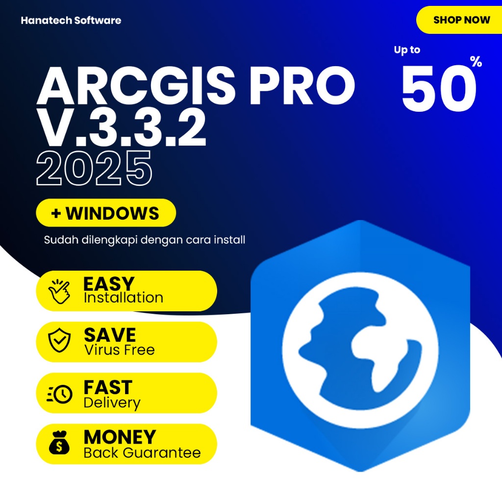 Jual ESRI ArcGIS Pro 3.3.2 Full Version [WIN] | Shopee Indonesia