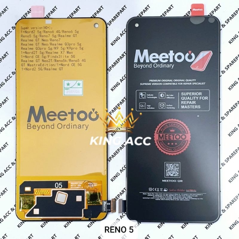 Jual NEW MEETOO LCD TOUCHSCREEN OPP RENO 6 4G 5G / RENO 5 4G 5G / RENO ...