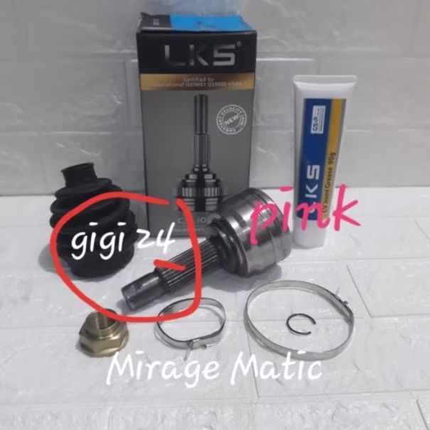 Jual CV Joint Luar As Roda Depan Luar Mitsubishi Mirage AT Matic 2012-2017 | Shopee Indonesia