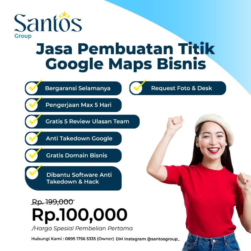 Jual Pembuatan Titik Gmaps Bisnis Anti Takedown & Hack | Shopee Indonesia