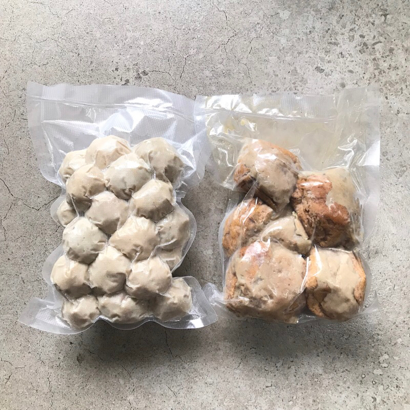 Jual PAKET 1 Bungkus Bakso isi 25 Pcs + 1 Bungkus Tahu Bakso Pong Besar ...