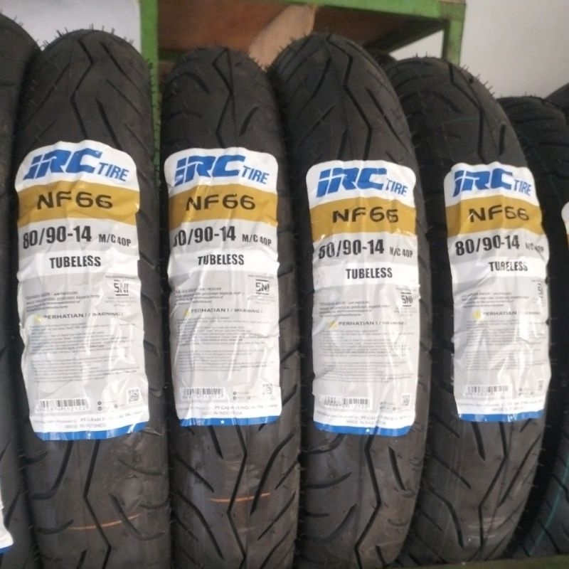 Jual Ban luar irc NF66 80/90-14 tubeles untuk vario 150 roda depan ...
