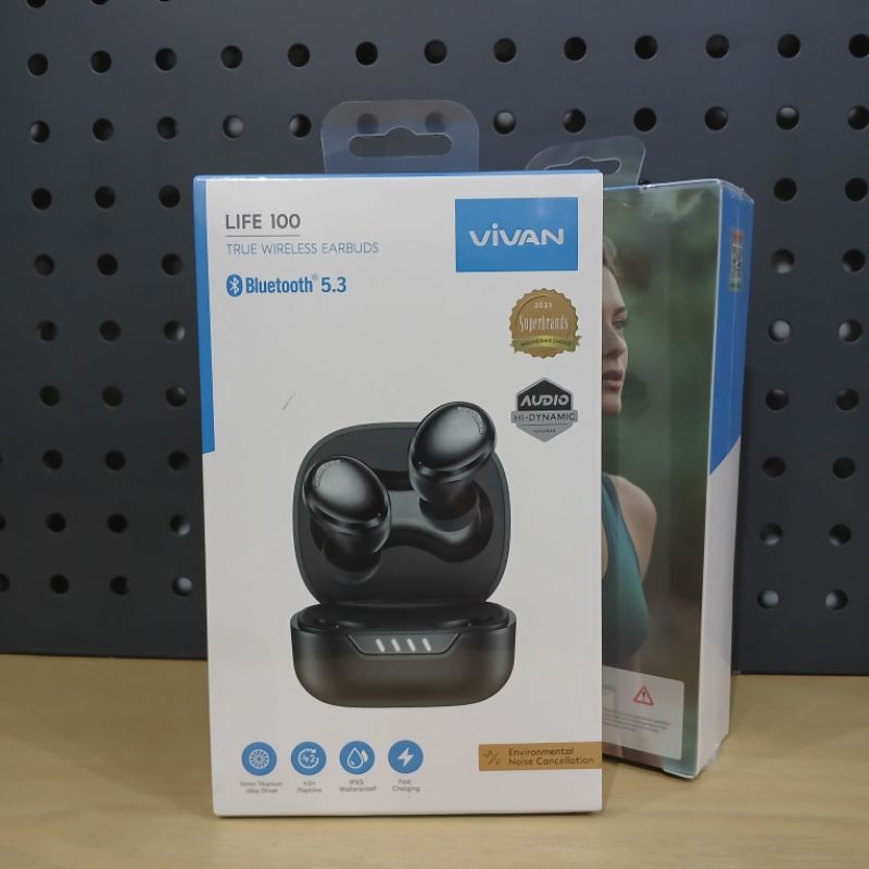 Jual VIVAN TWS LIFE100 IPX5 ENC WIRELESS EARBUDS | Shopee Indonesia