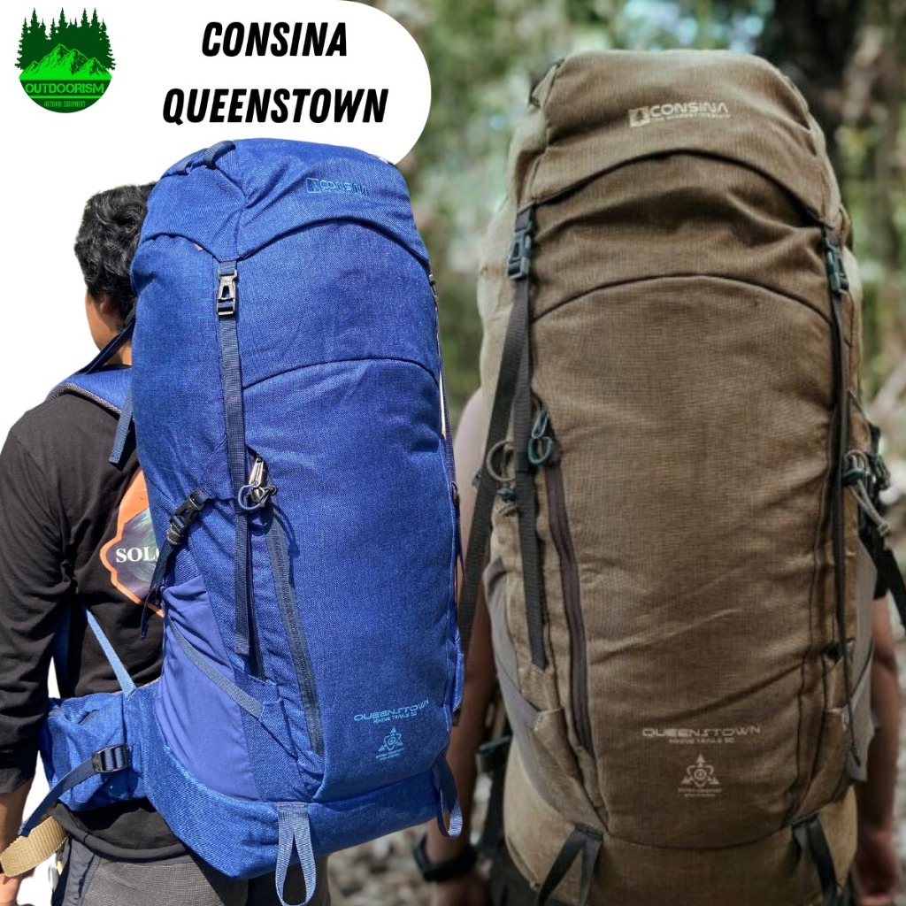 Jual Tas Carrier Consina Queenstown 50 Liter Tas Gunung Hiking Ransel ...