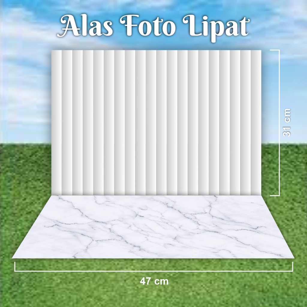 Jual ALAS FOTO LIPAT BACKGROUND MOTIF GELOMBANG COCOK UNTUK FOTO KONTEN ...