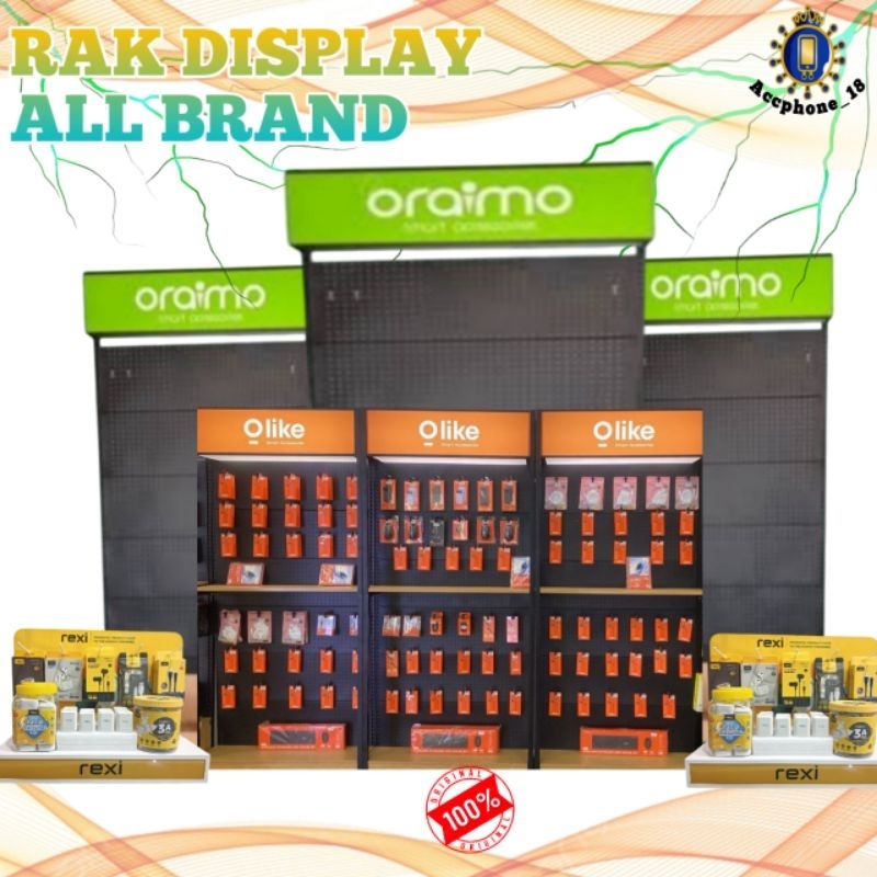 Jual RAK ALL BRAND RAK DISPLAY//RAK PAJANGAN//RAK PREMIUM Ukuran Besar ...