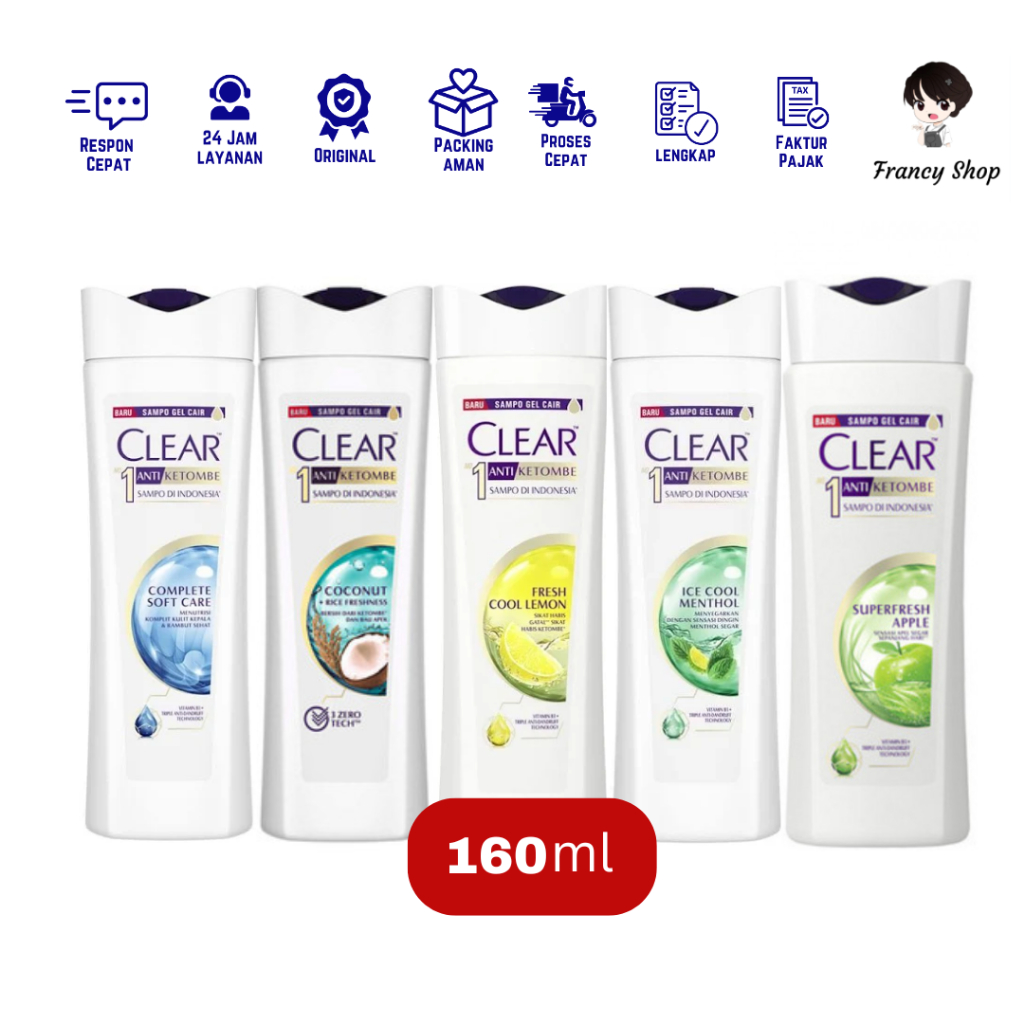 Jual Clear Complete Soft Care / Ice Cool Menthol / Coconut Kelapa ...