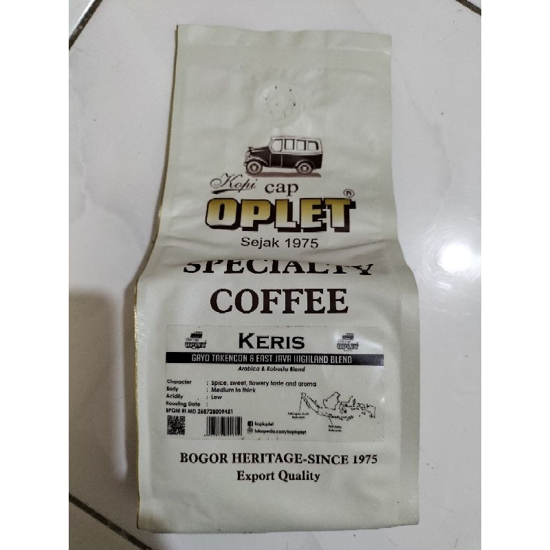 Jual Kopi Cap Oplet Keris Blend Specialty Coffee 200 Gr Tanpa Gula ...