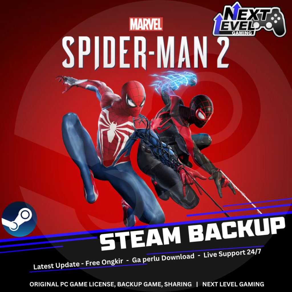 Jual Marvel's SPIDERMAN 2 / SPIDER-MAN 2 - St3am Backup PC Games | Shopee Indonesia