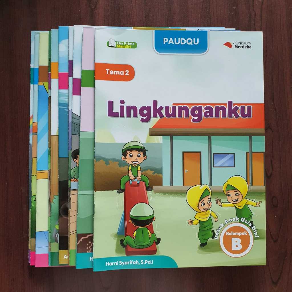 Jual Buku Tematik PAUDQU untuk PAUD Kelompok B - 10 Tema Kurikulum Merdeka | Shopee Indonesia