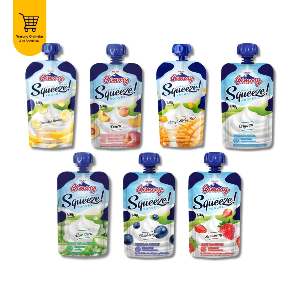 Jual CIMORY SQUEEZE YOGURT POUCH 120 GRAM | Shopee Indonesia
