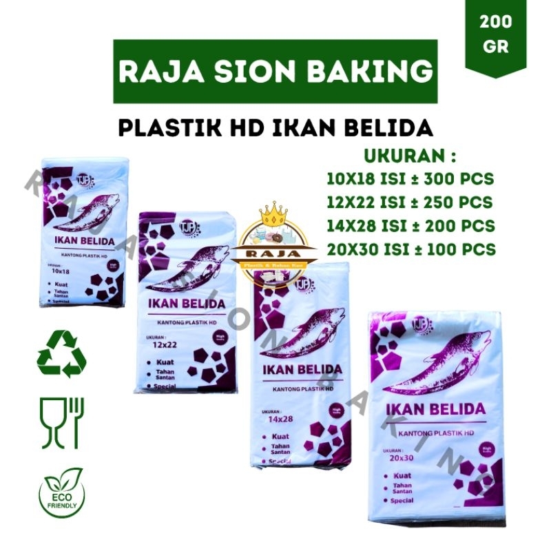 Jual Plastik HD Belida 200gr - ( BKS ) | Shopee Indonesia