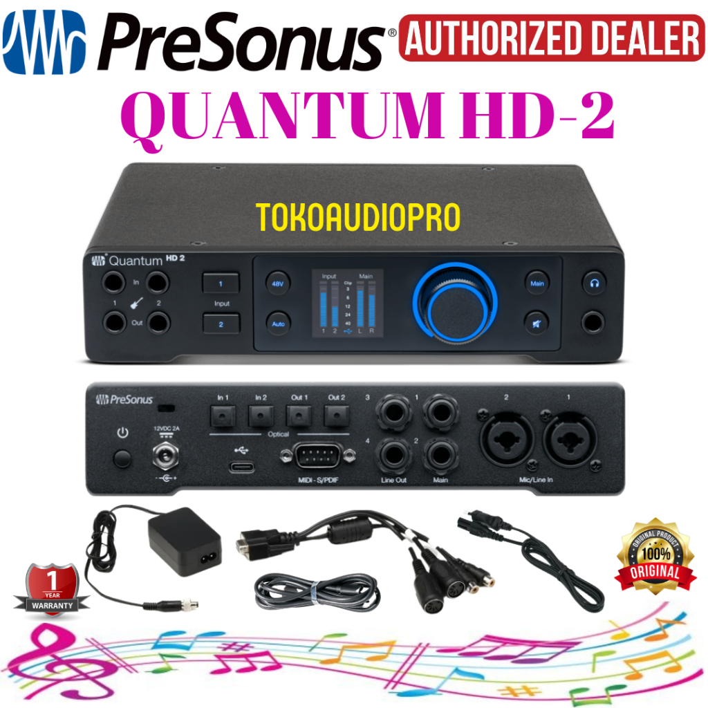 Jual PreSonus Quantum HD2 USB-C Audio Interface Original Presonus Quantum HD-2 | Shopee Indonesia